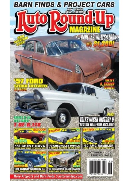 Give a Gift of Classic Car Round-up Magazine subscription. Only $37.00 ...