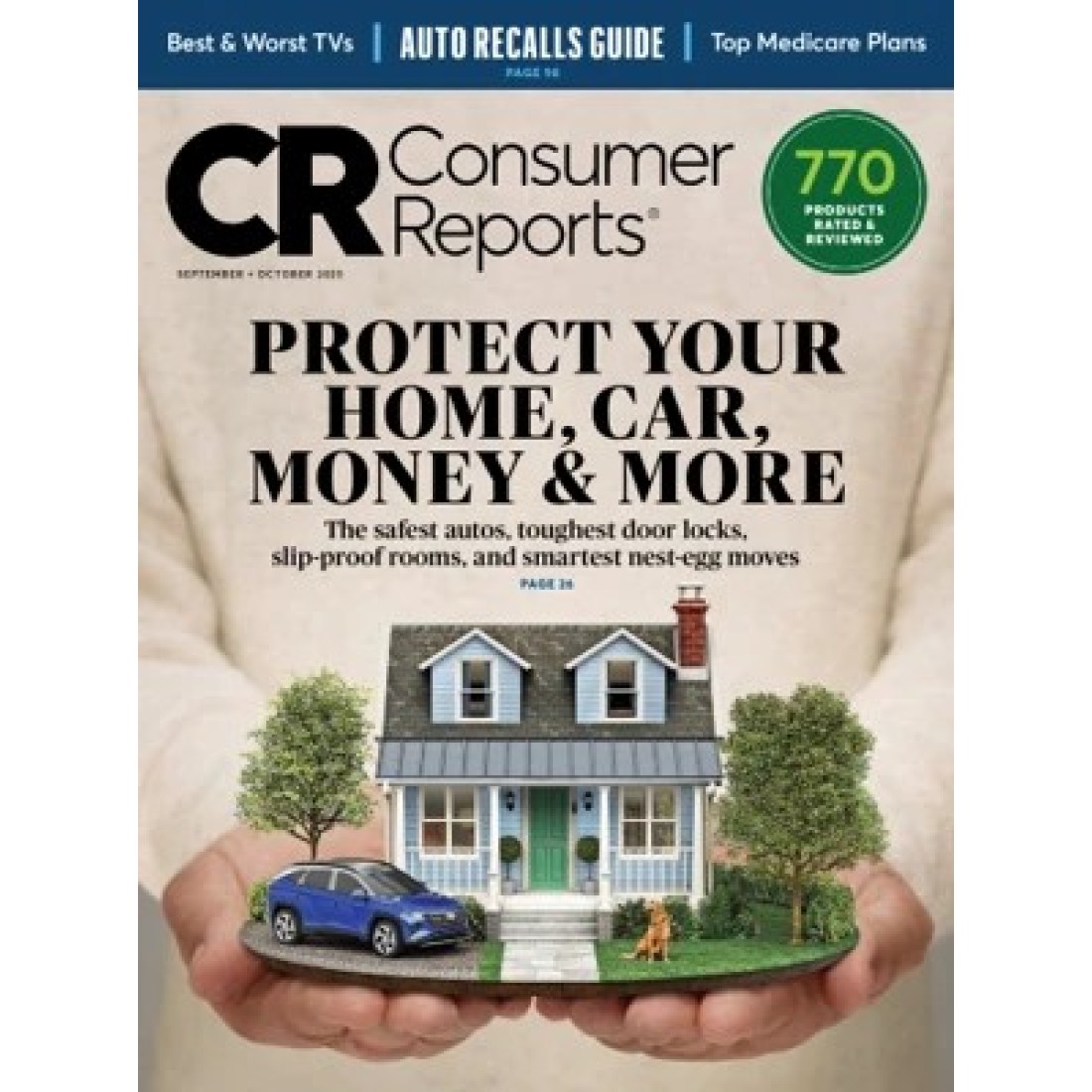 Give a Gift of Consumer Reports Magazine subscription. Save 53% Off ...